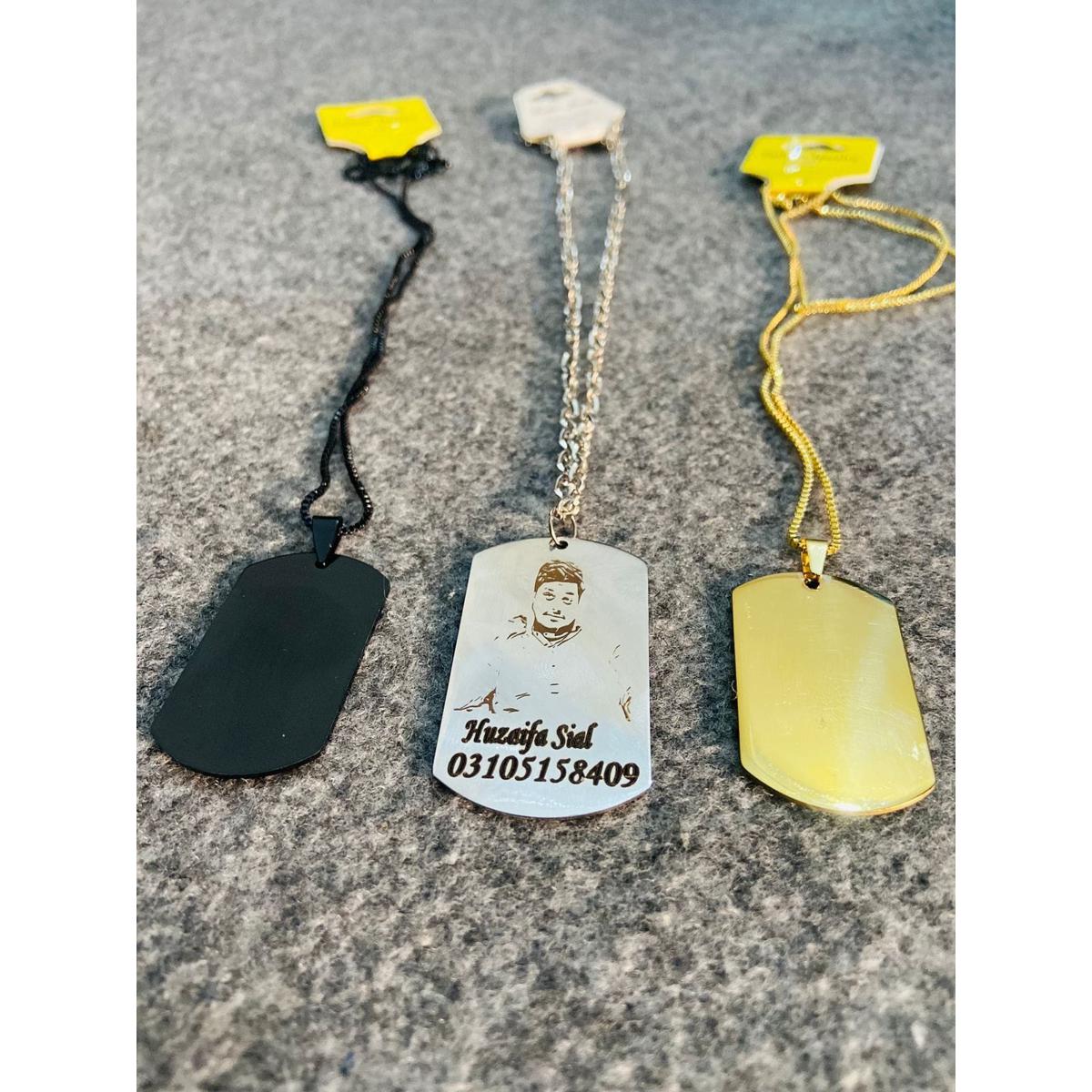 Customized Name & Design Locket (one Karat) for Male and Female | Daraz.pk