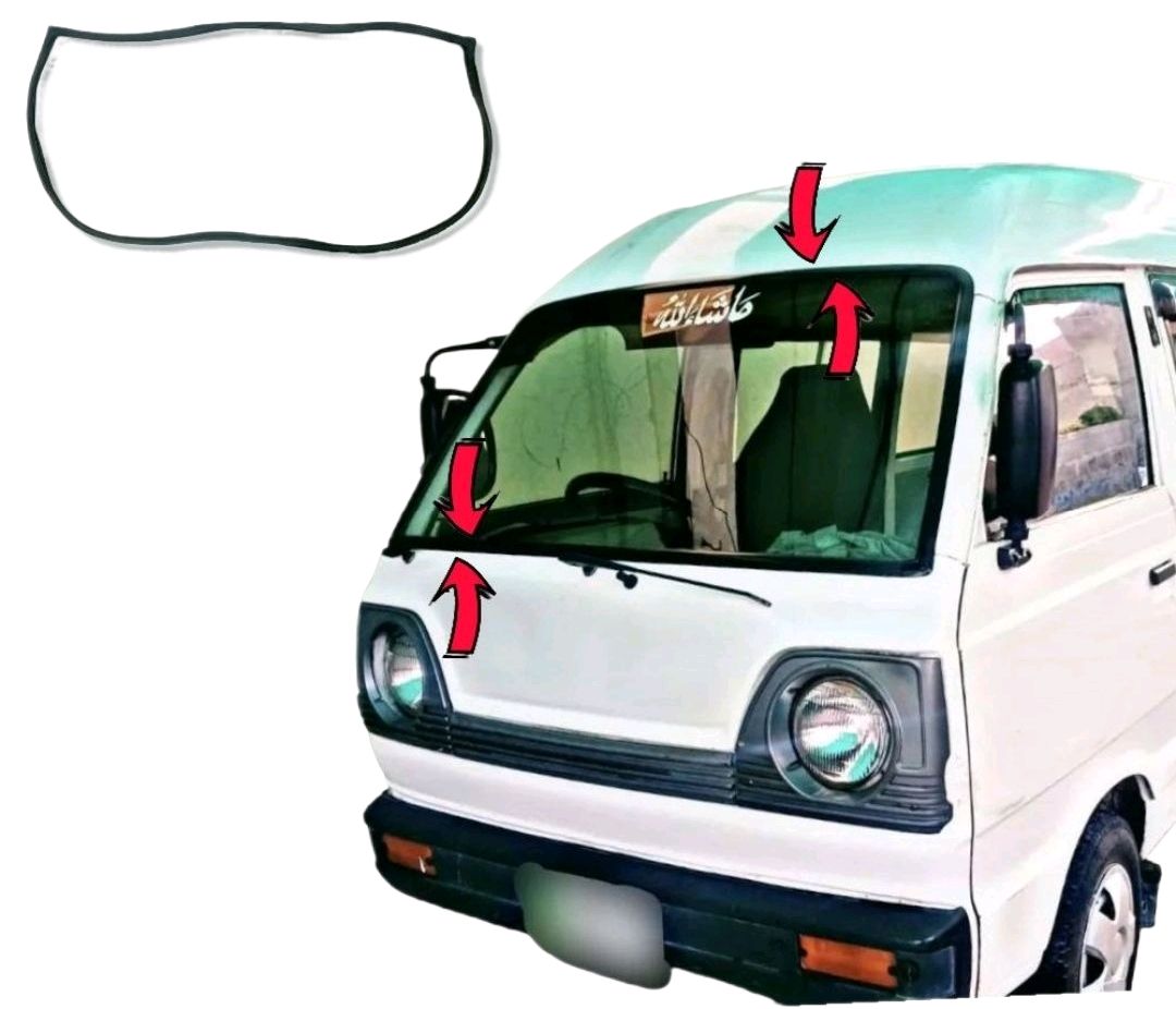 Suzuki Hiroof Front Windscreen Rubber ( 1 ) Pieces Black Colour | Daraz.pk