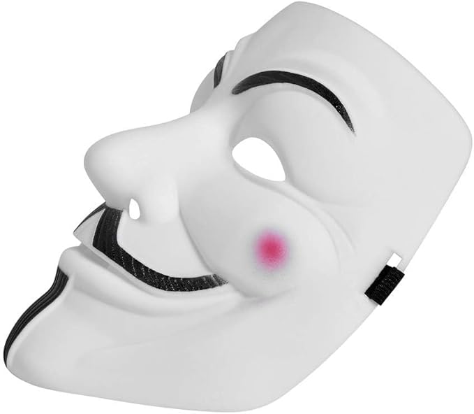 Hacker mask Vendetta Mask for Halloween Cosplay Masquerade Party ...