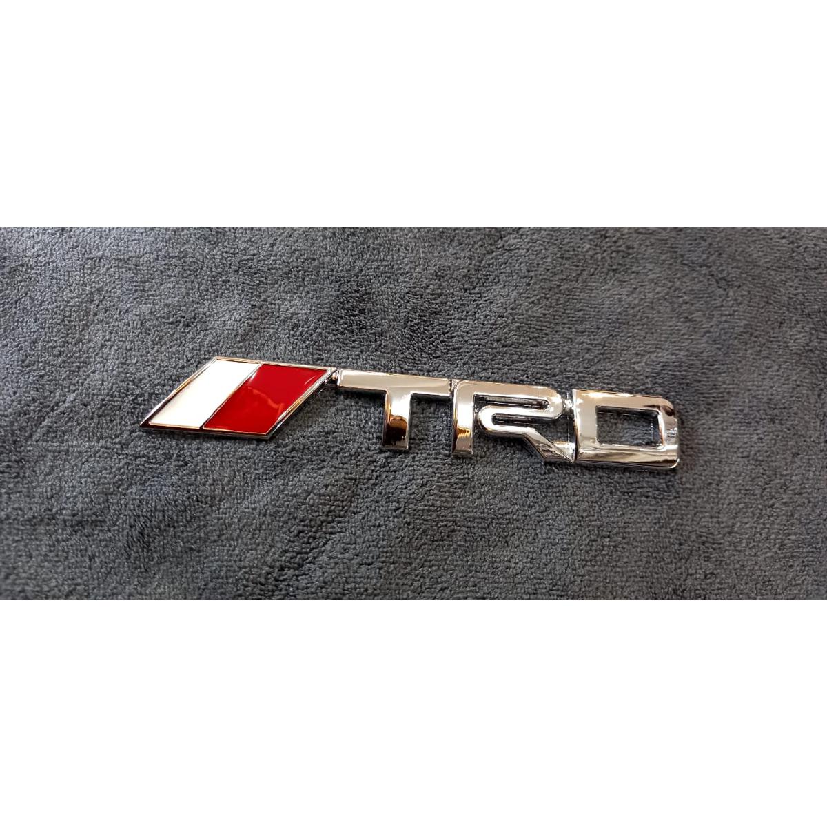 TRD silver - Car Styling 3D Metal Trunk Body Badge Sticker Emblem 2021 ...