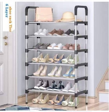 6 Layers Steel Shoe Rack | Daraz.pk