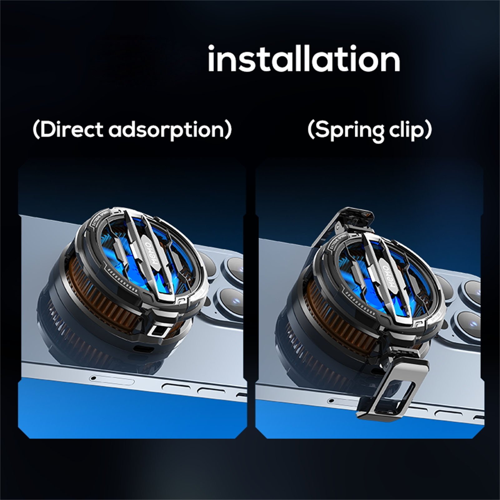 CX07 Cell Phone Cooler Magnetic Radiator Cooling Fan | Semiconductor ...