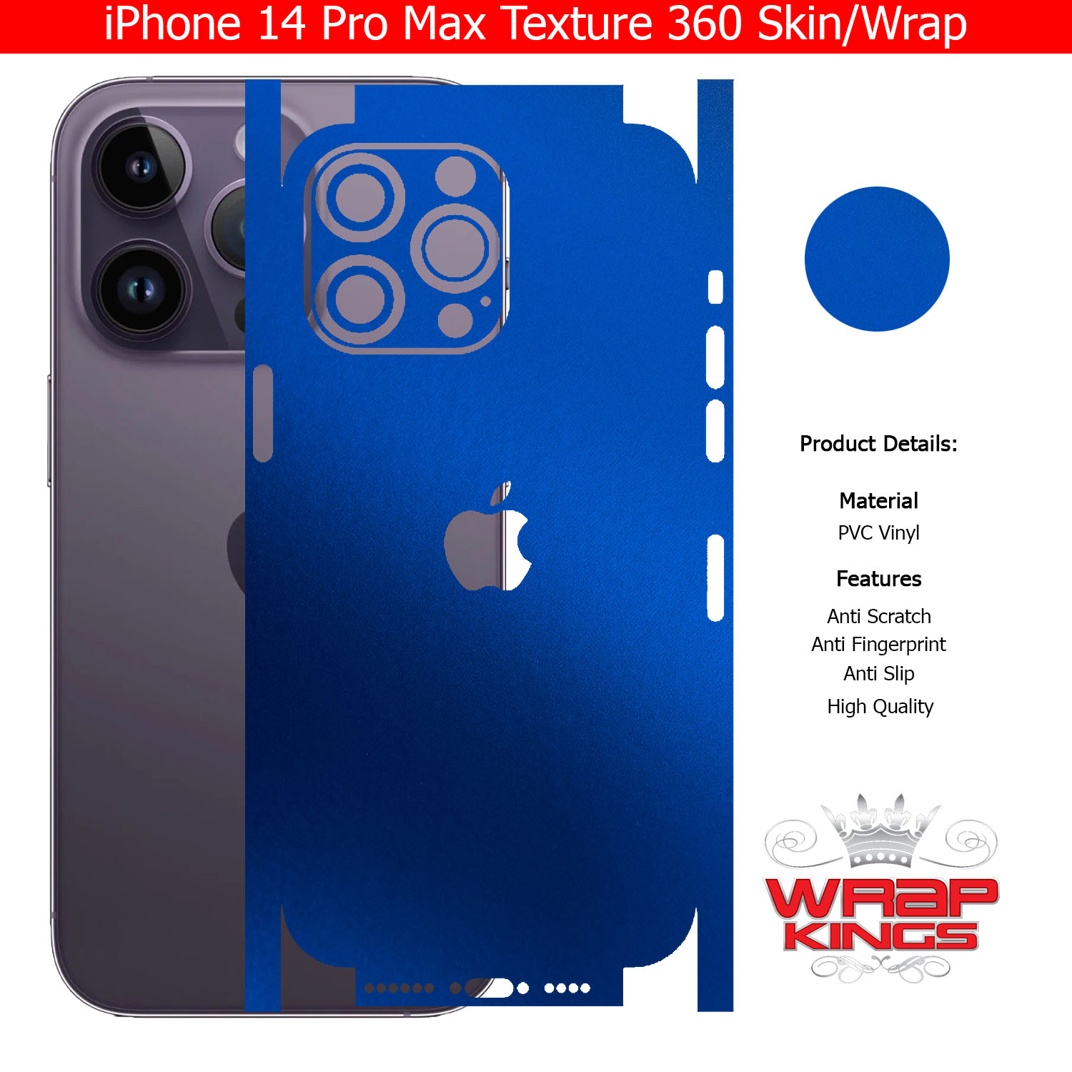 iPhone 14 Pro Max Skin/Wrap 360 Protection Sheet/ Carbon fiber/ Matte ...