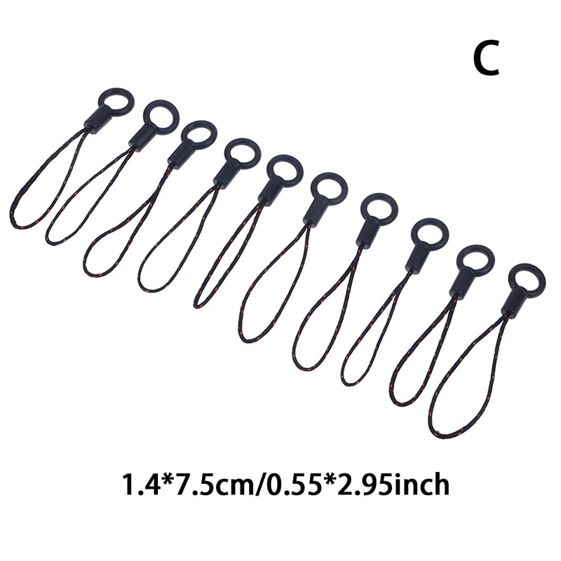 10pcs Hand Wrist Lanyard String Short Grip Lanyard Mobile Phone Strap ...