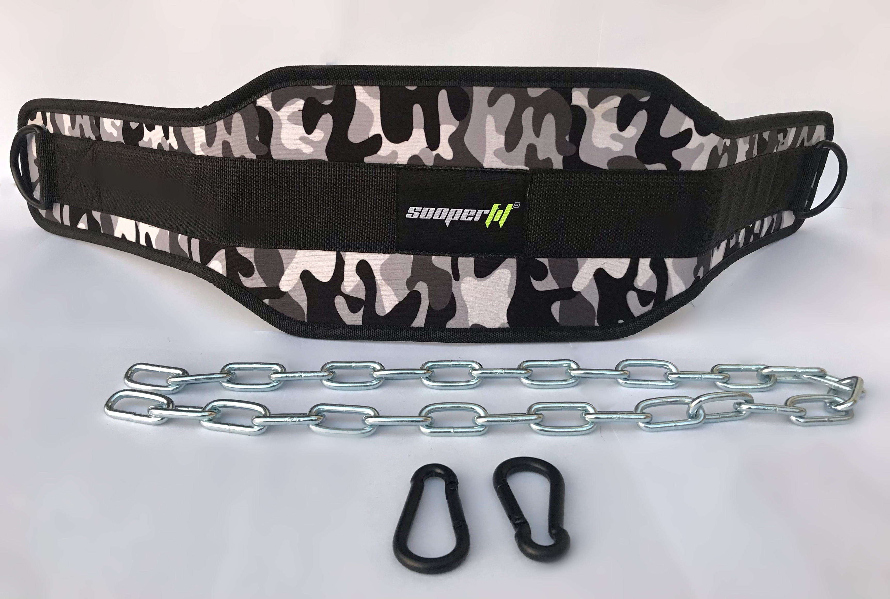 SooperFit-Sublimated Dip Belt for Strength Training , Pull ups , Weight ...