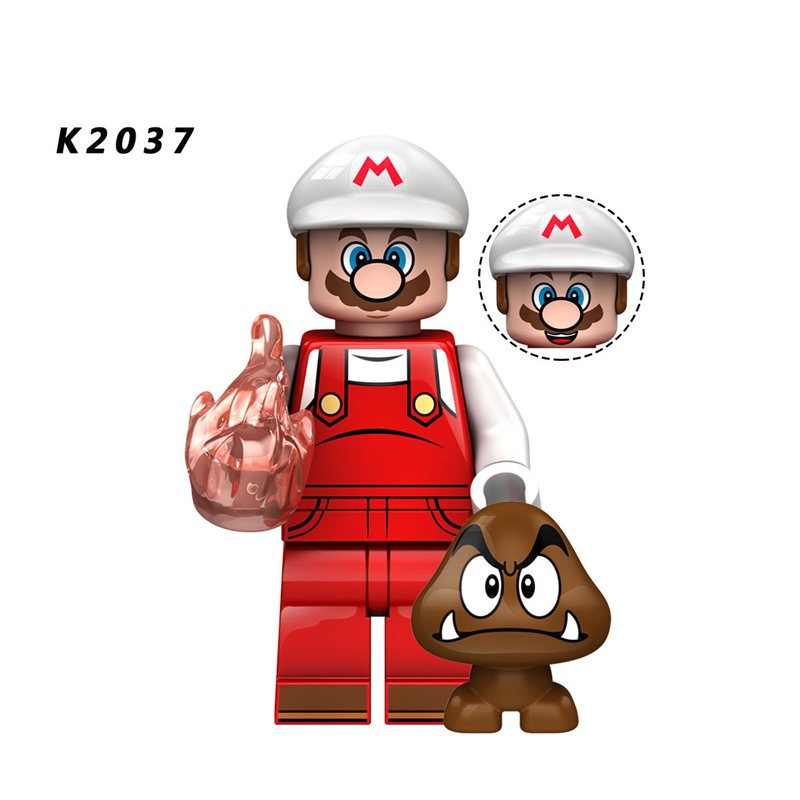Green Cat Super Mario Minifigures Building Blocks Toys Compatible Wtih ...