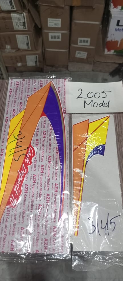 Tanki Tapa Sticker 2005 Model Honda 70 ( COMPLETE SET ) | Daraz.pk
