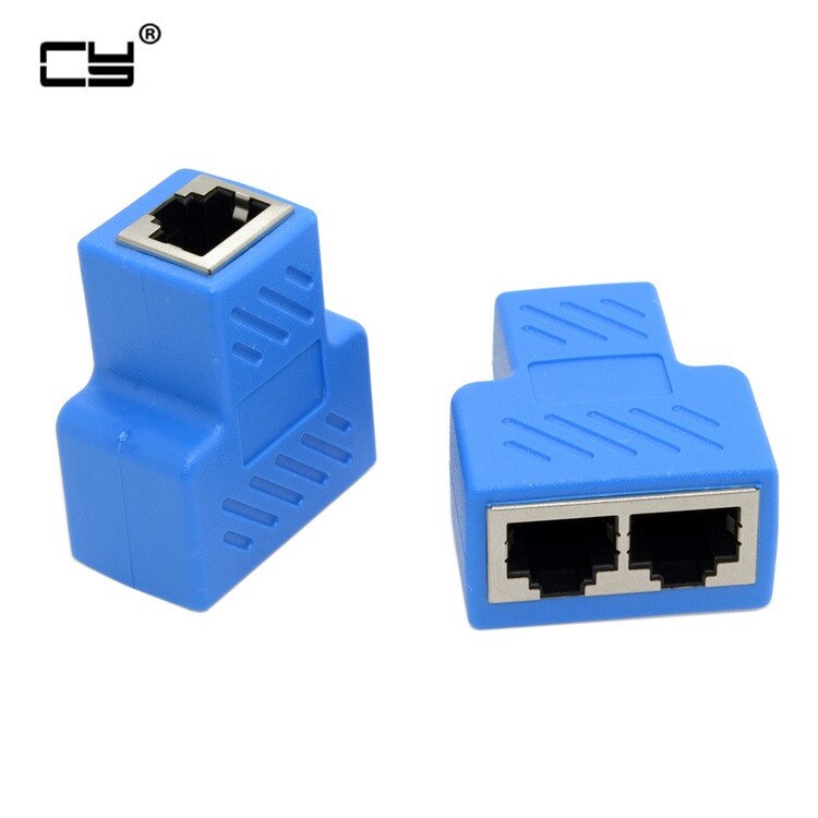 【3C VictoryEagle Store】RJ45 2 out converter, STP UTP Cat6 RJ45 RJ 45 ...