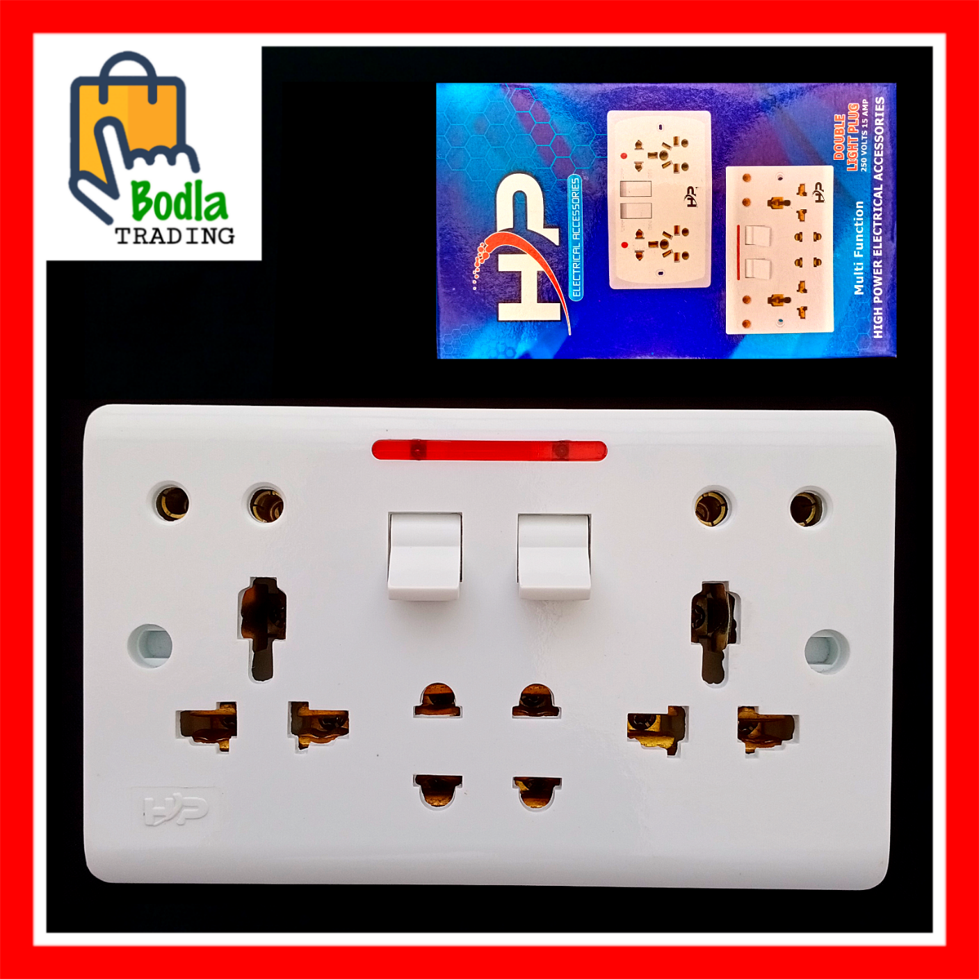 Universal Multi Plug Socket (5 in 1) Double China Fitting Sheet China ...