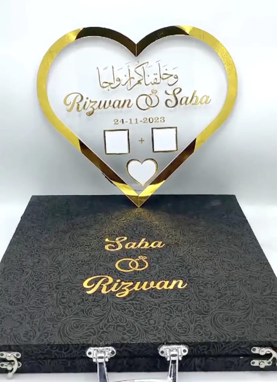 Custmoize Nikah thumb plate nikah thumb board nikka certificate nikka ...
