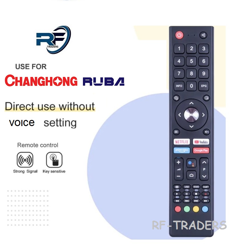 Changhong Ruba Smart LCD & LED Remote Without Voice Camond with NetFlex ...