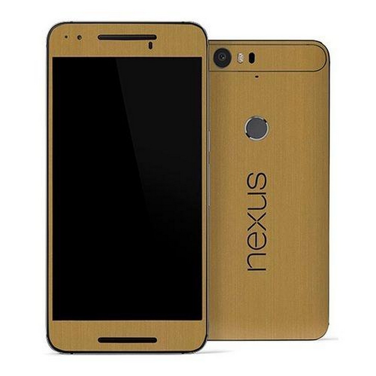 NEXUS 6P Golden Brushed Metal Texture Skin | Daraz.pk