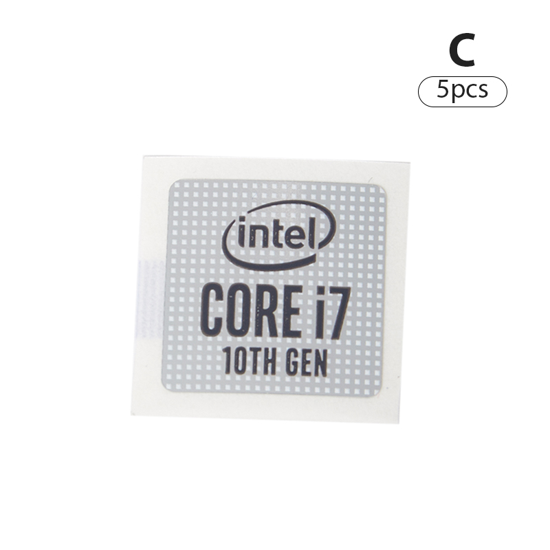 5pcs Original Generation Lntel Core I9 I7 I5 Sticker Laptop Desktop Cpu ...