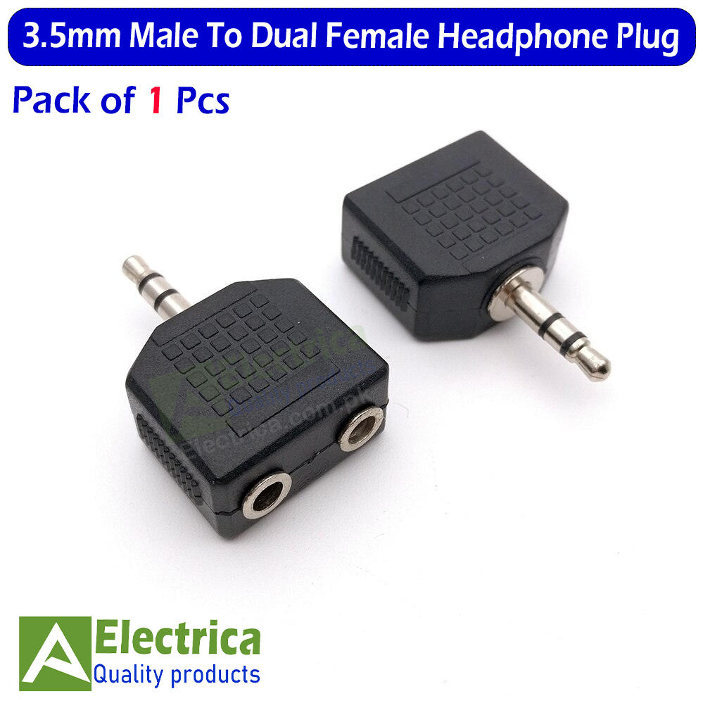 3.5mm Headphone Male To Dual Female Audio Cables Headphone Splitter ...