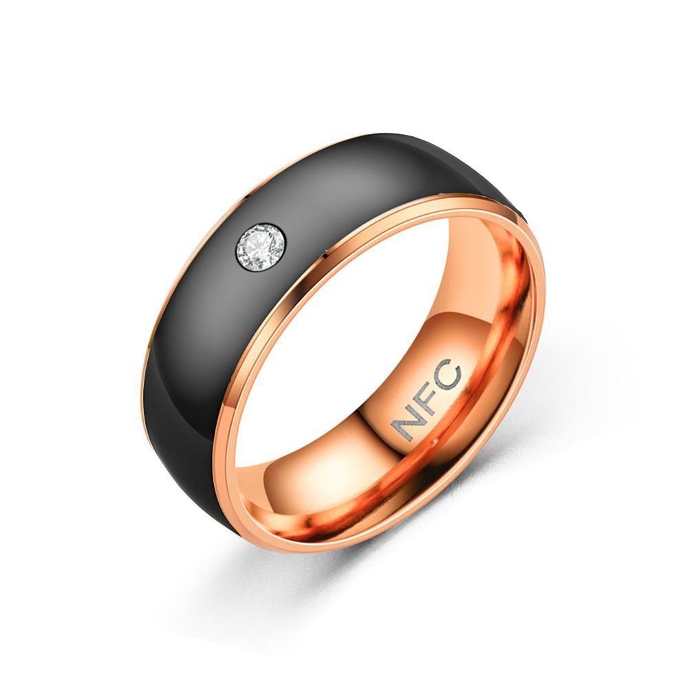 Stainless Steel NFC Smart Ring Special Design Multifunctional Wearable ...