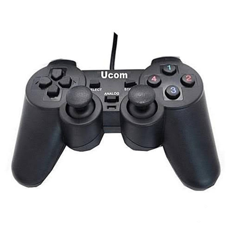 UCOM-704 PC Dual Shock Gaming Joystick Controller Game Pad For PC ...