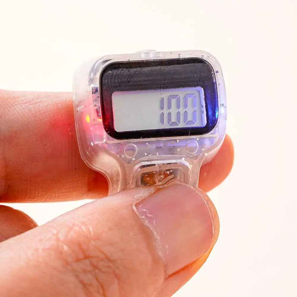 Full Packed Led Alarm Digital LCD Electronic Finger Ring Hand Tally ...