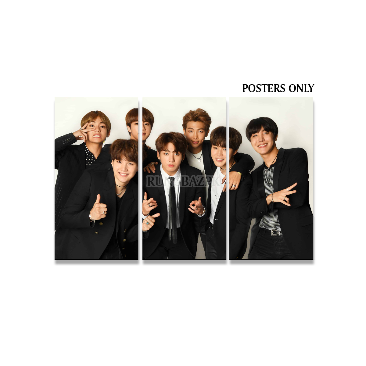 BTS kpop posters 3in1 poster for bts fans | Daraz.pk