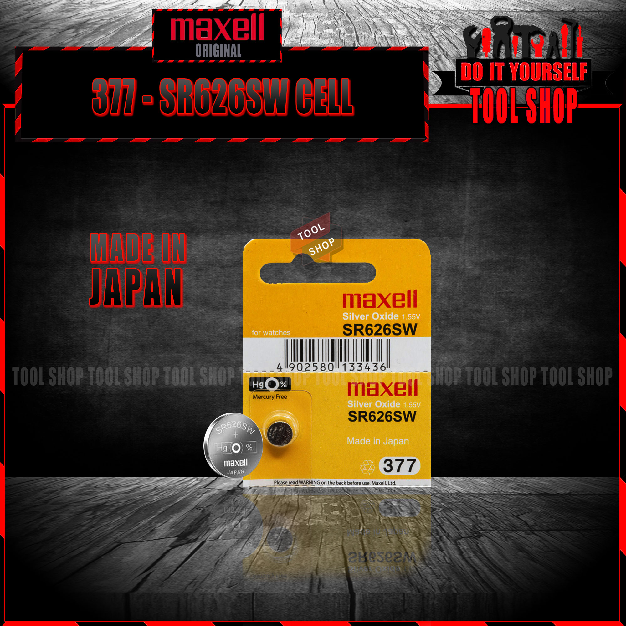 Original 377, SR626SW, Button Cell 1.55V (Made By Japan) | Daraz.pk