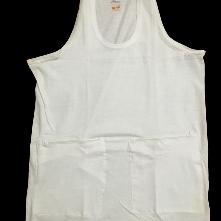 Pocket Vest/ Jaib wali Sando Banyan in Sleeveless For Hajj, Umrah ...