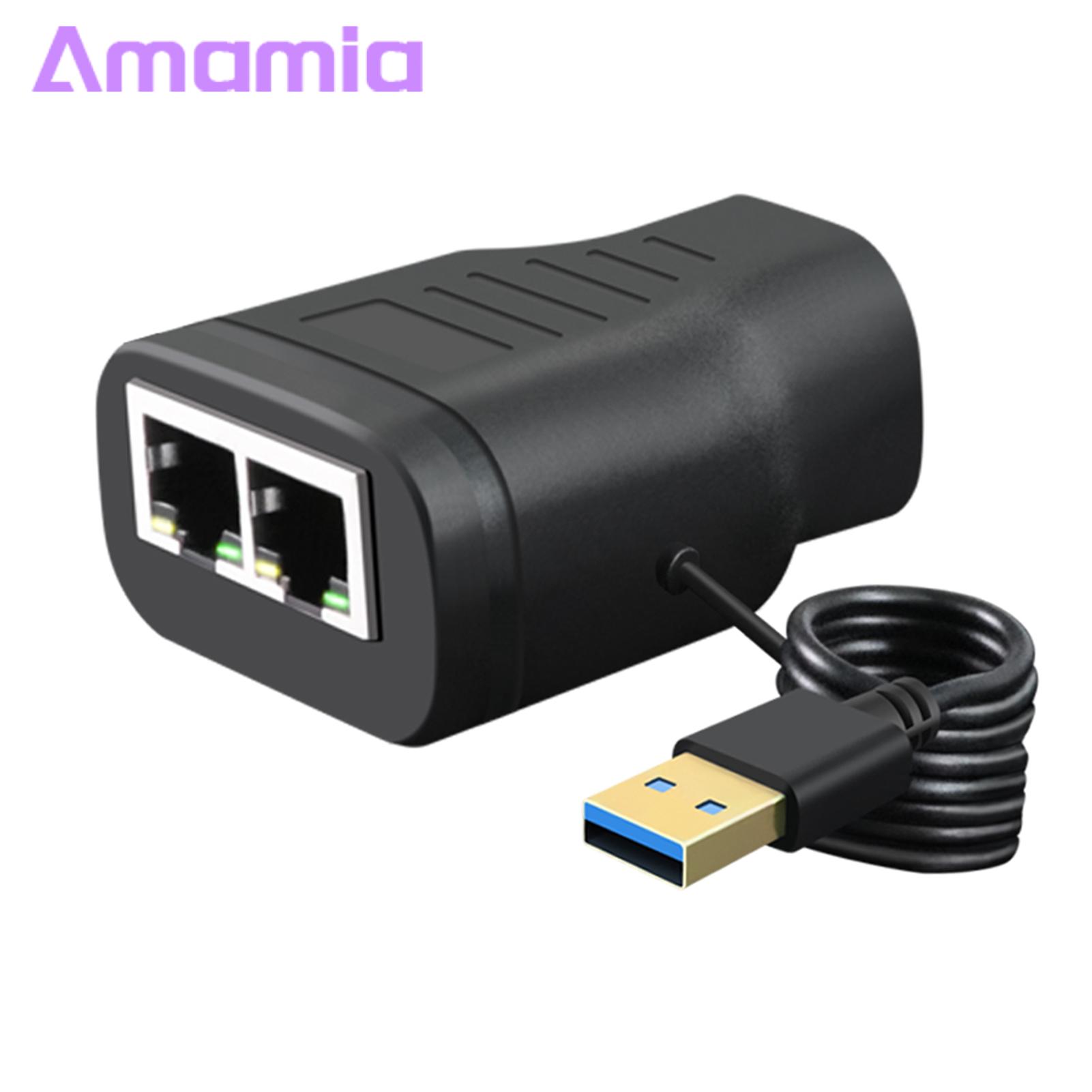 Amamia Network Tap High Speed Transfer RJ45 1 to 2 Network Expansion ...