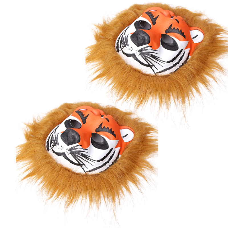 Animals Face Mask for Kids Adults Cosplay Eva Foam Animal Face Cut Holi ...