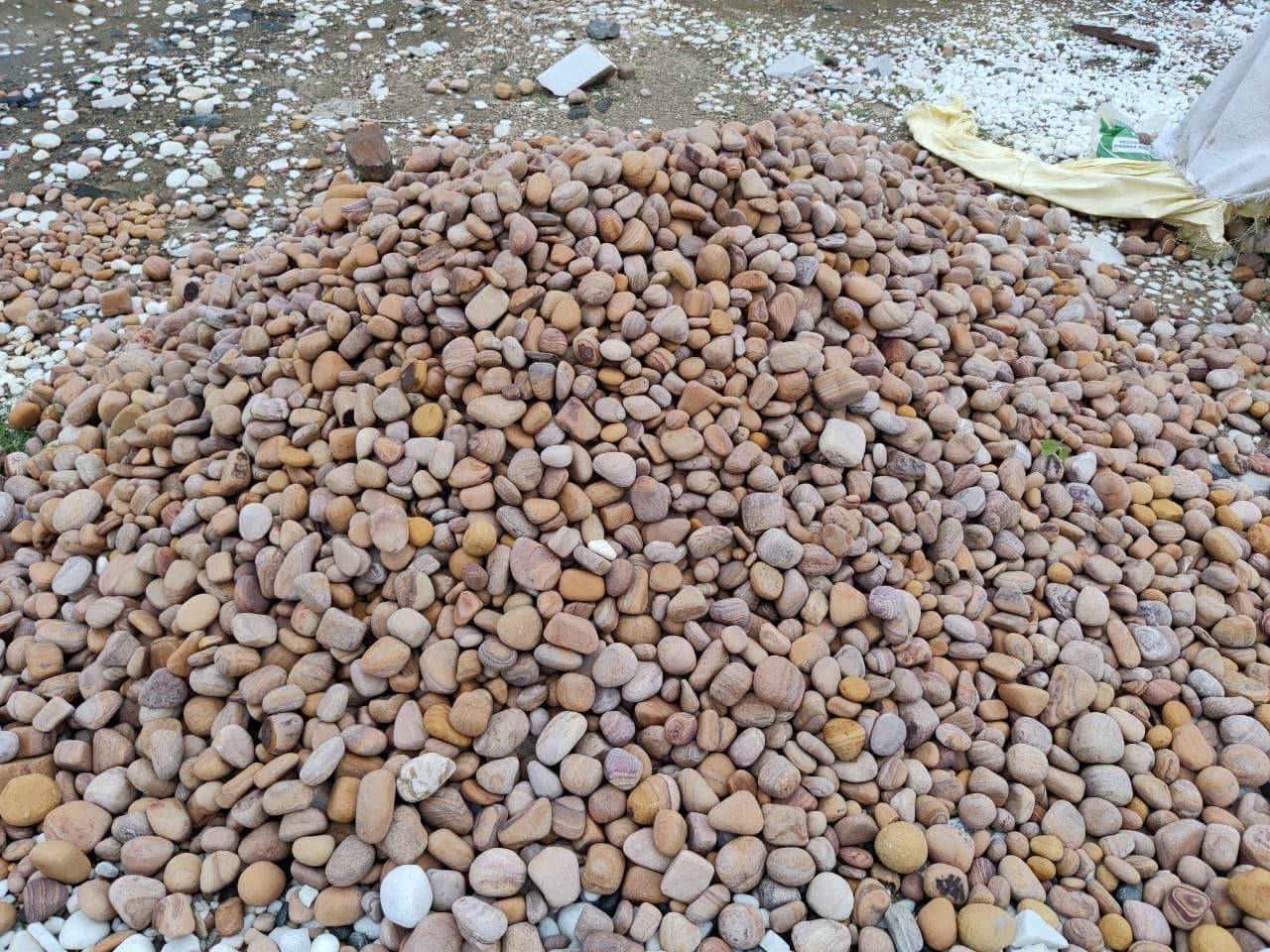 PEBBLES INDUSTRIES Decorative Landscaping and Garden Stone (5kg ...