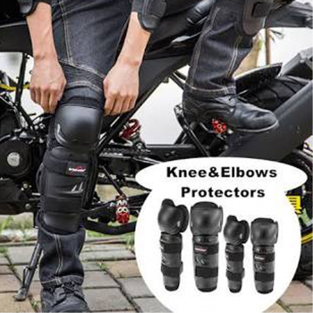 Pro Biker Pad ELBOW & Knee Pad PROTECTOR Riding gear for safety HX-P01 ...