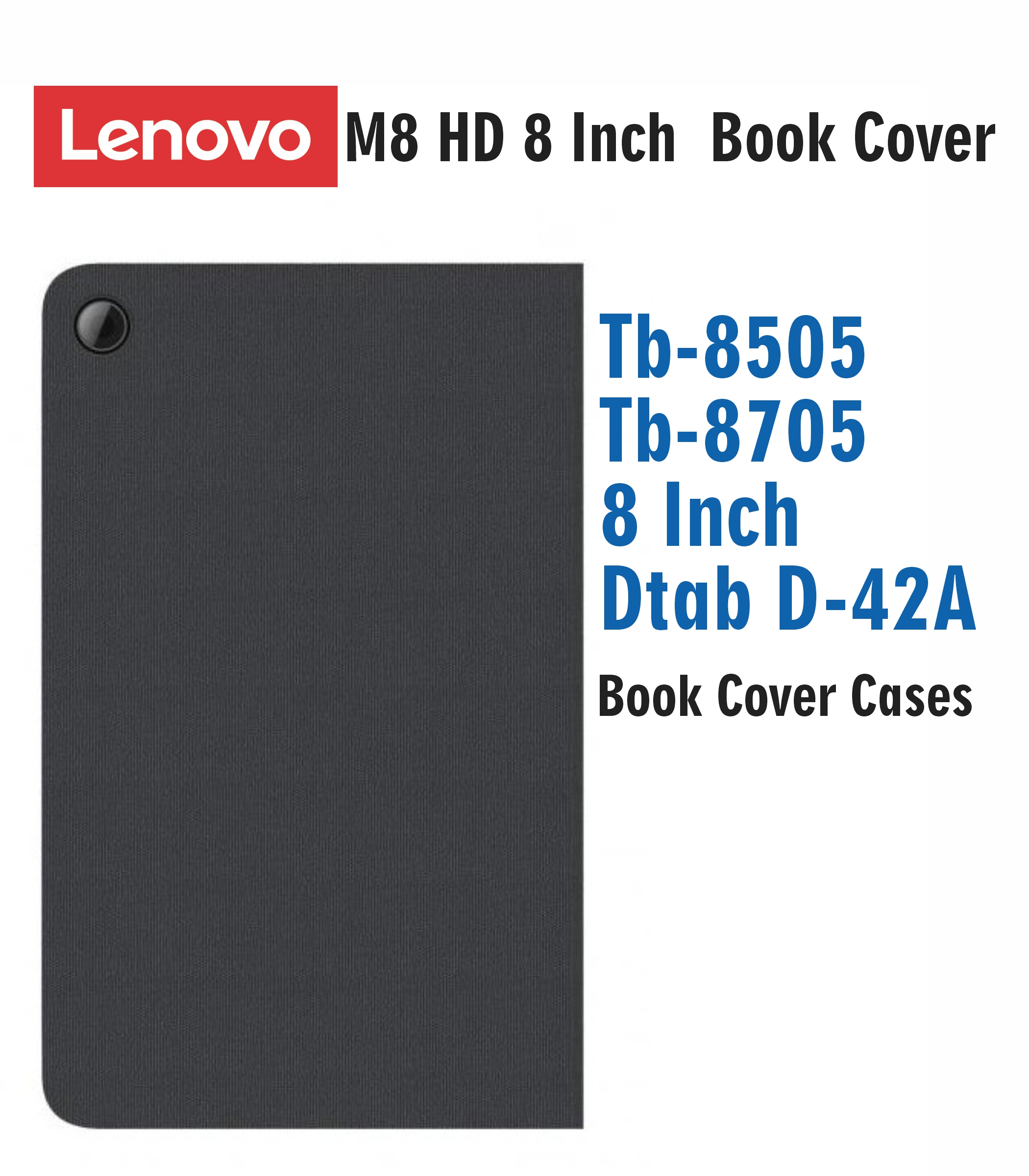 Lenovo M8 HD 8 inch Book Cover Tb-8505 Tb-8705 Tab Case D-42A | Daraz.pk