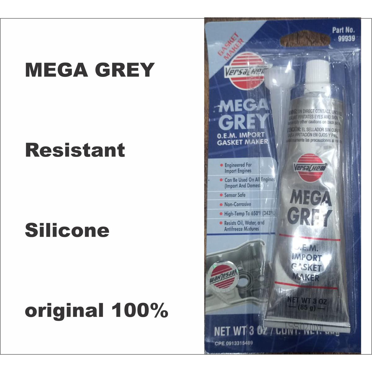Mega Grey high temperature silicone. (85g) | Daraz.pk