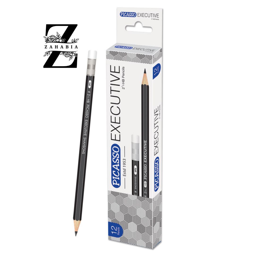 Picasso Executive Lead Pencil - Pencil With Rubber - Office Stationery ...