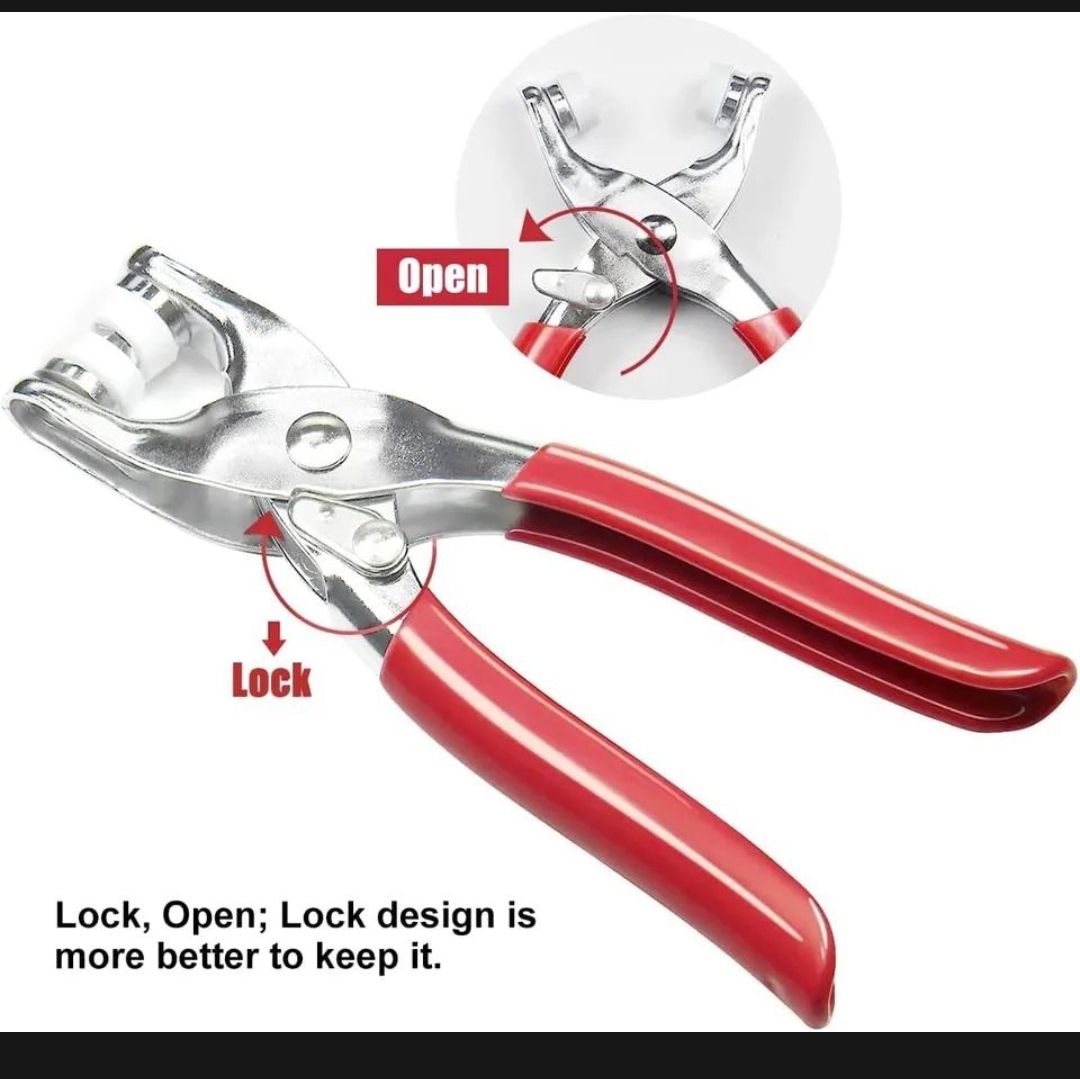 Steel Body Fastener Snap Button Press Tool For Clothes Portable Diy ...