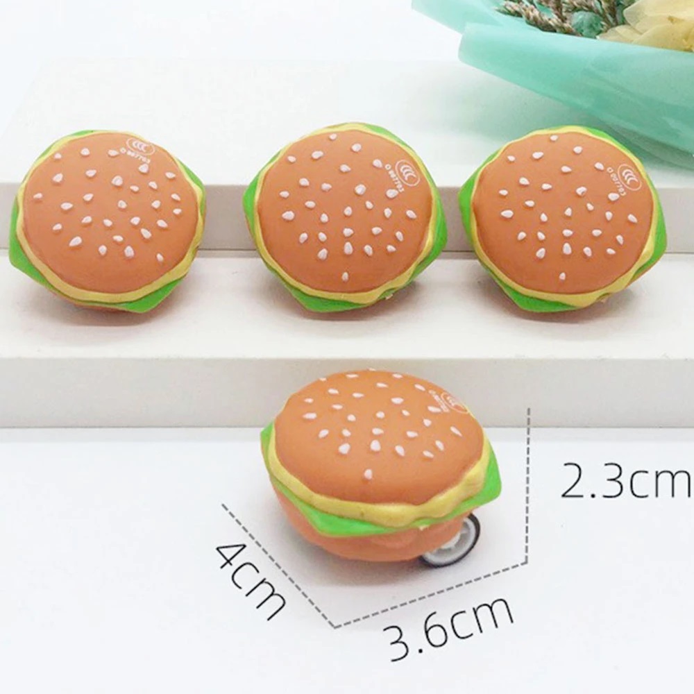 Mini Cute Burger Pull Back Car Children Toy Birthday Party Baby Shower ...