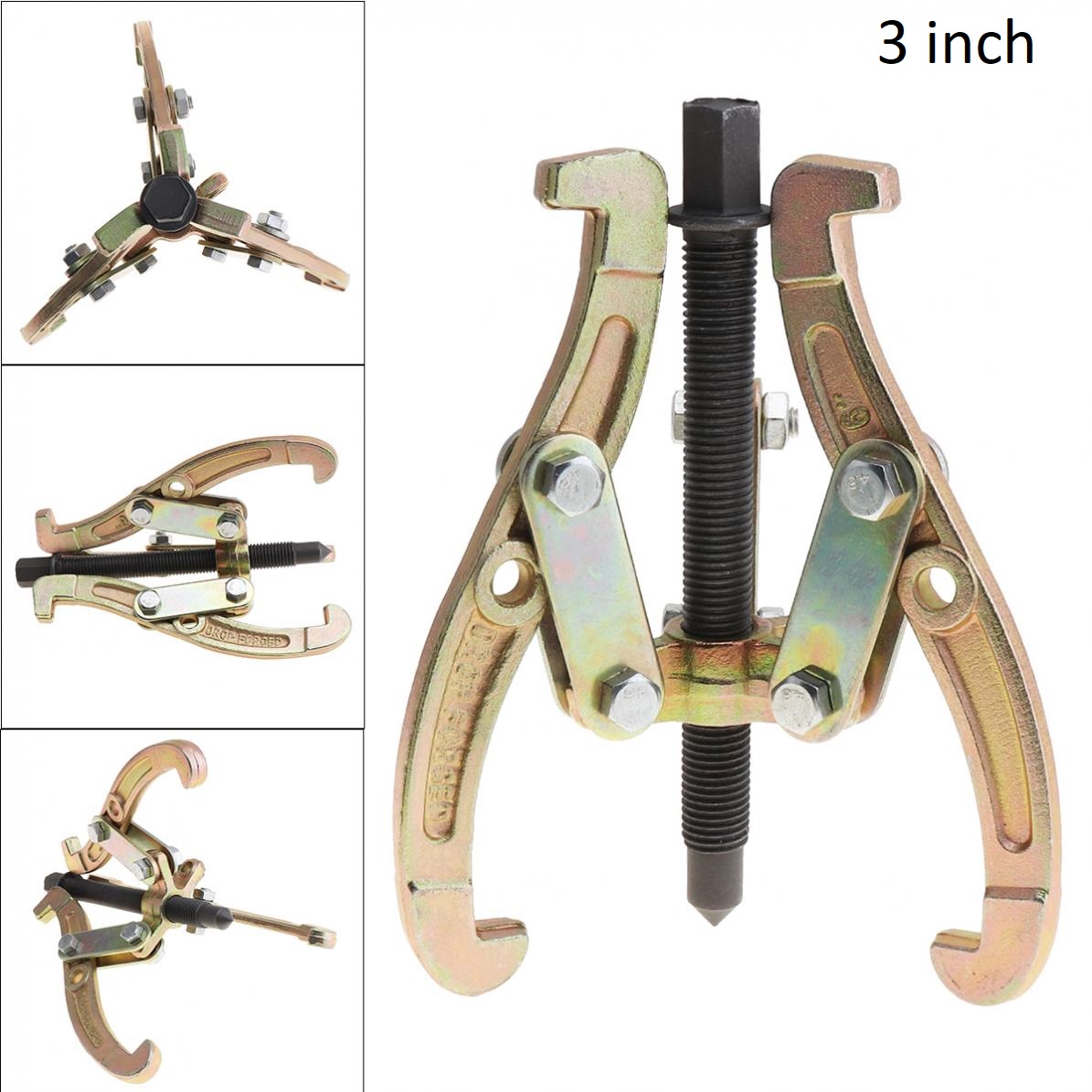 Heavy Duty 3 Jaw Gear Puller Remover Jaw Bearing Puller Wheel Puller ...