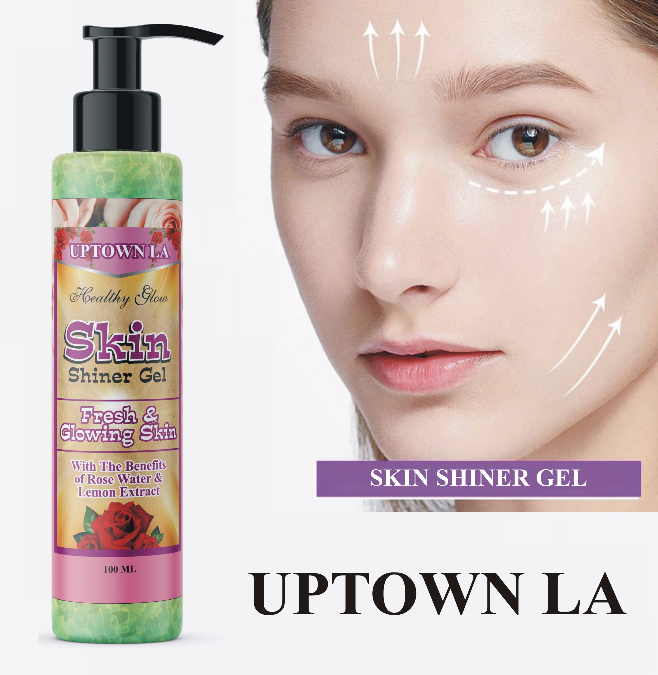 UPTOWN LA Skin Shiner Gel for Fresh and Glowing Skin 100 ML | Daraz.pk