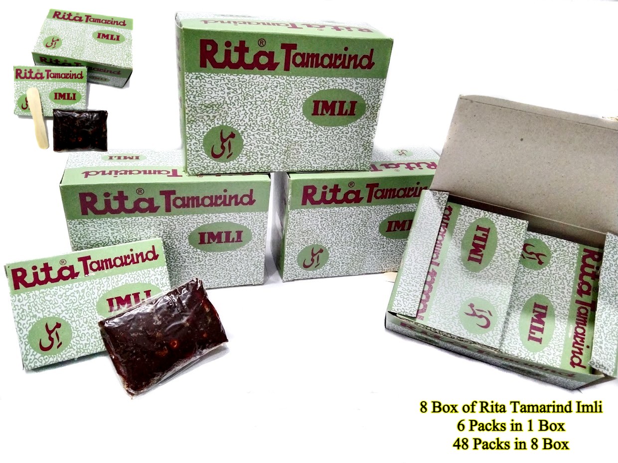 8 Box of Rita Tamarind Imli ( Khatti Meethi Imli ) - 48 Packs in 8 Box ...