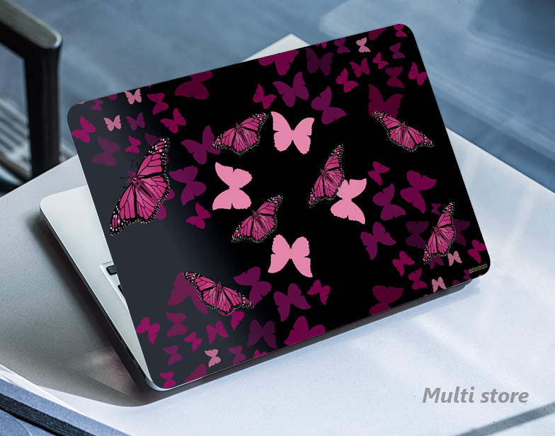 Butterflyss Mix_ Laptop back cover / skin / sticker for girls / boys ...