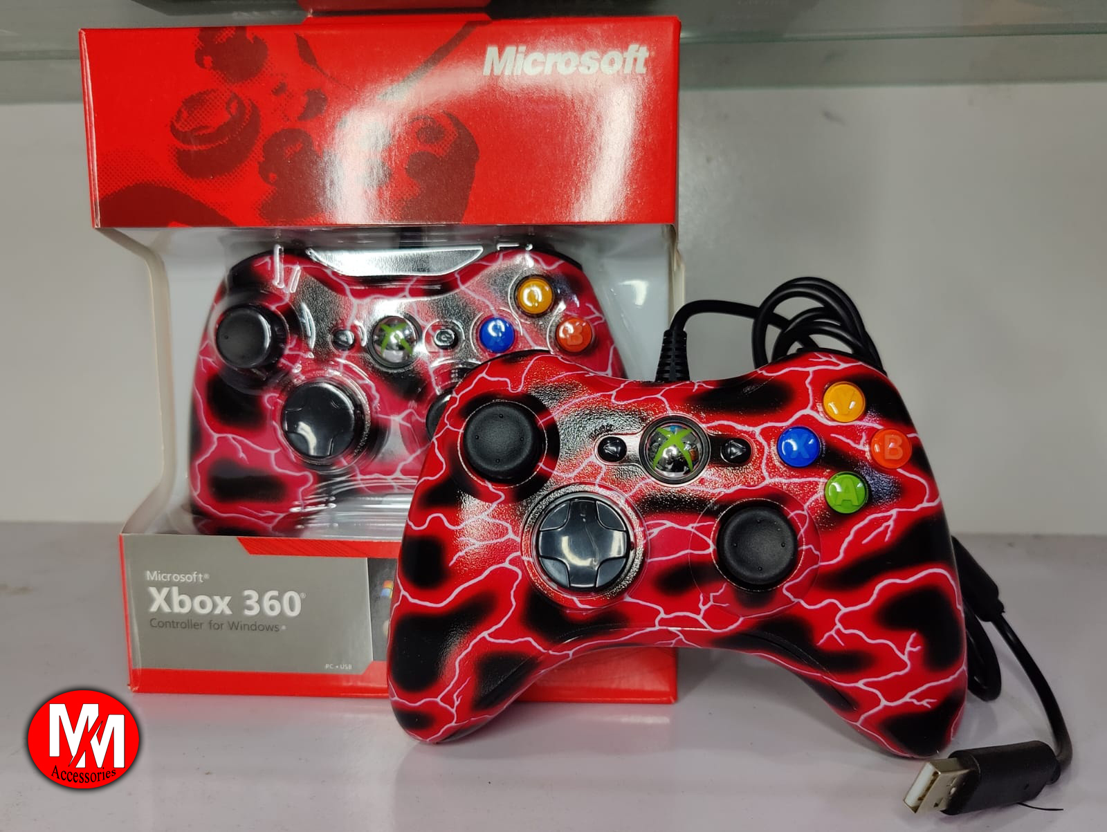 Xbox 360 Controller for Windows & Xbox 360 Console Wired USB Joystick Support PC Laptop 1 | Daraz.pk