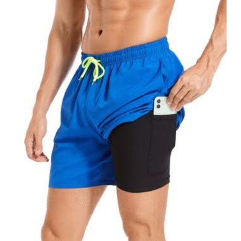 Men’s Summer Collection Performance Running Shorts with Inner Pocket ...