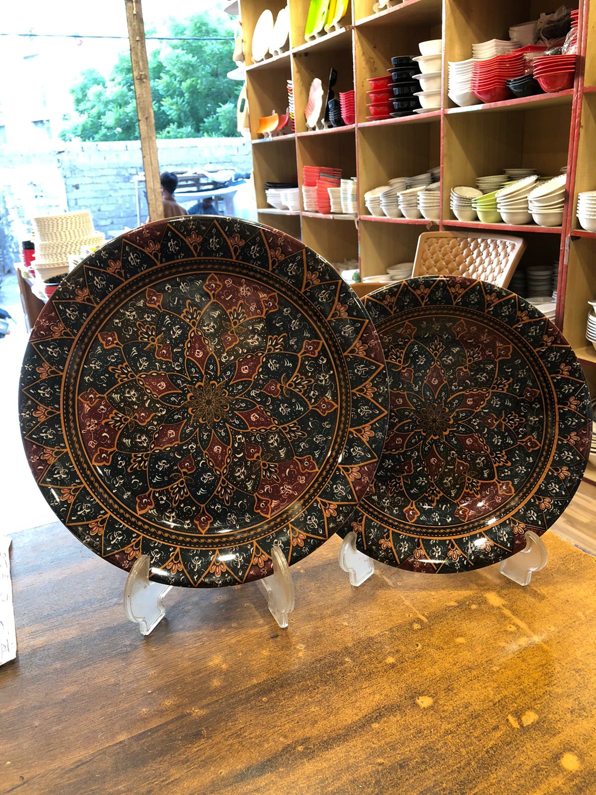 Premium Quality Melamine Medium/Salan Plates Pack of 6 8 inch | Daraz.pk