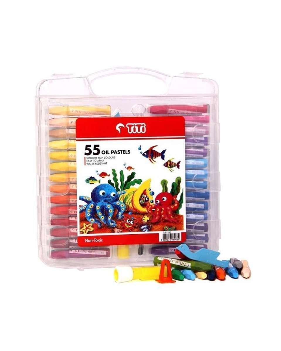 Titi Oil Pastel 55 Color Box | Daraz.pk