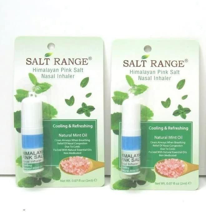 𝐖𝐁𝐌 - Salt Range Pink Salt Nasal Inhaler, Cooling and Refreshing ...