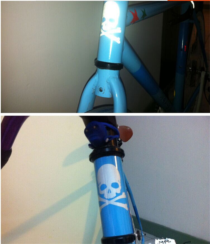 【To Global】1Pc Bicycle Reflective Decals Stickers Cycling MTB Road ...