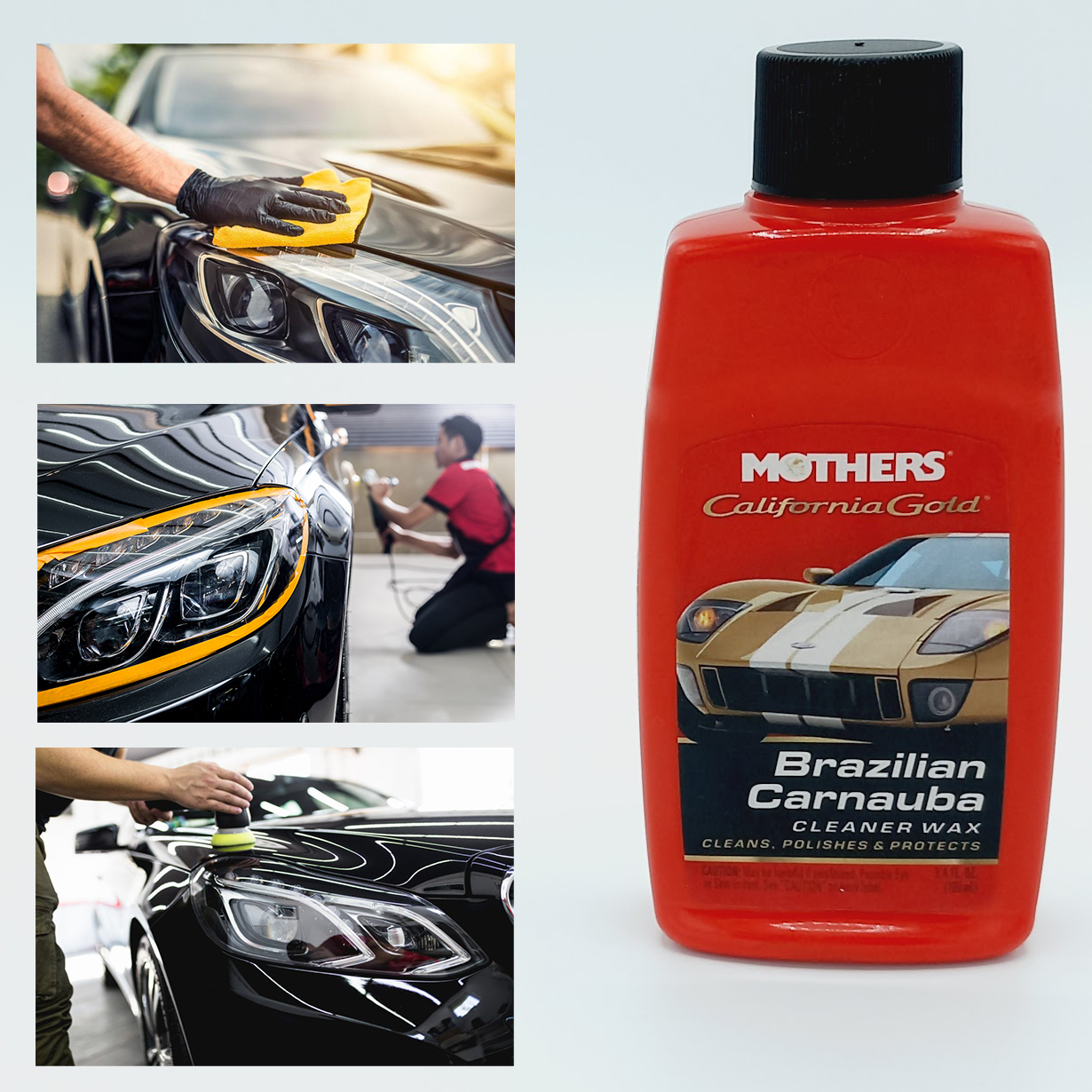 Mothers California Gold Brazilian Carnauba Cleaner Liquid Wax 100ML ...