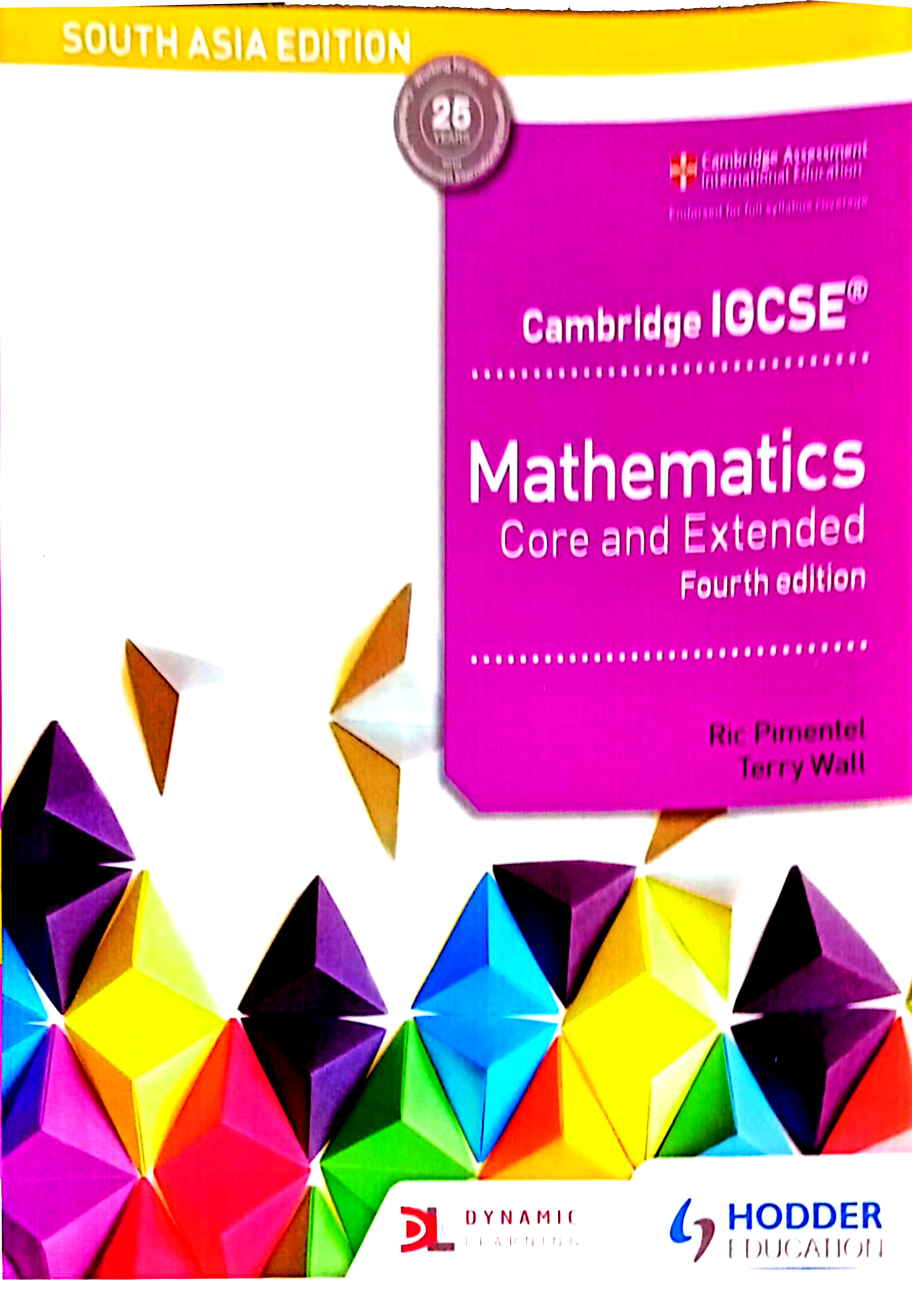 Cambridge IGCSE Mathematics Core and Extended 4th Edition By Ric ...