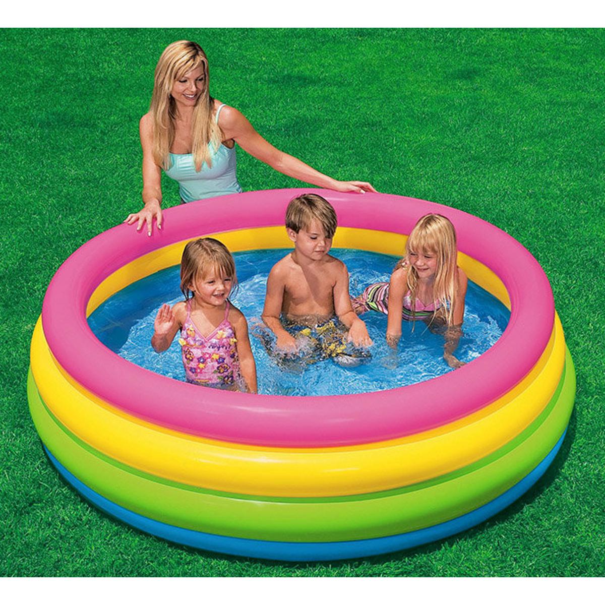 INTEX Swimming Pool for kids 3 ft, 4 ft, 5ft, 6ft, 8ft, 12 feet Baby ...