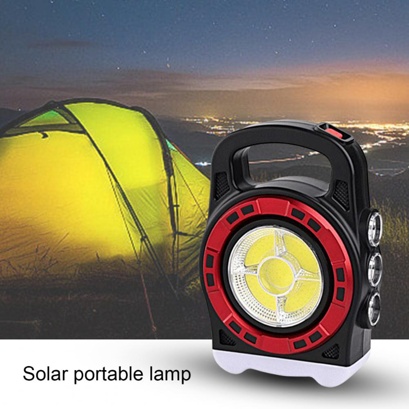 HB-6678C 20W Ergonomic Multi-Functional Portable Solar Lamp | Daraz.pk