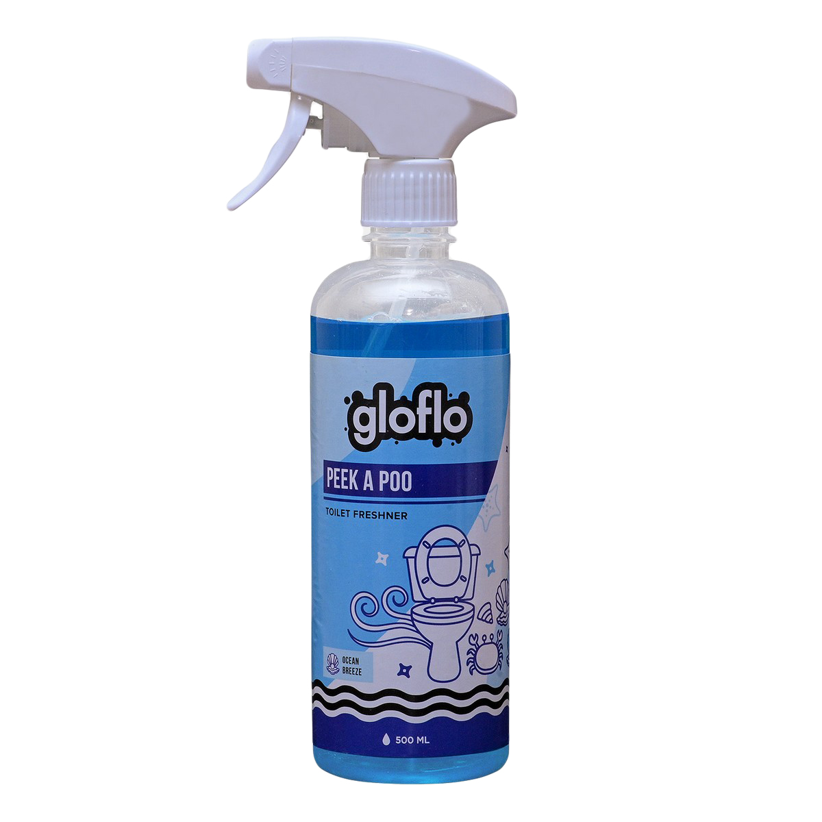 GLOFLO PEEK A POO (OCEAN BREEZE) | TOILET BOWL FRESHENER | BATHROOM FRESHENER | ODOUR REMOVER ...