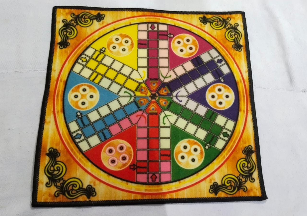 6 Players Ludo Matt Carpet Game_Ludo Game _washable Ludo Game Ludo ...