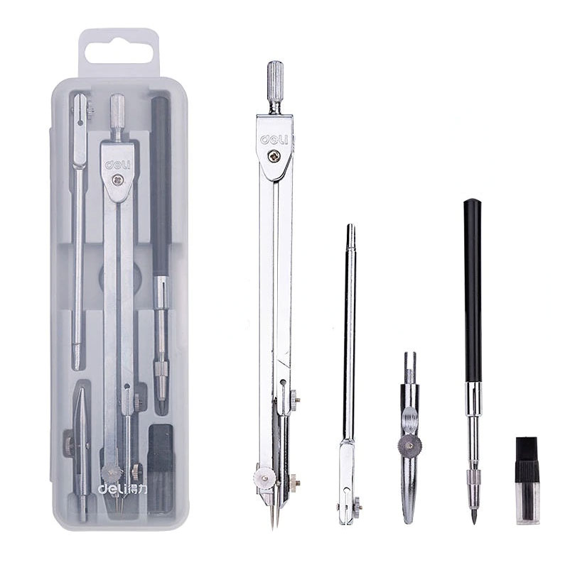 Deli E8605 Stainless Steel Bofa Compass Geometry Set Drafting Set ...